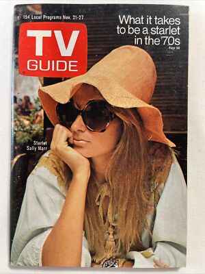 1970 November 27, TV Guide Magazine, Sally Marr (MH832) | eBay