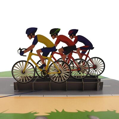 Cyclist Pop-Up Card | eBay Australia