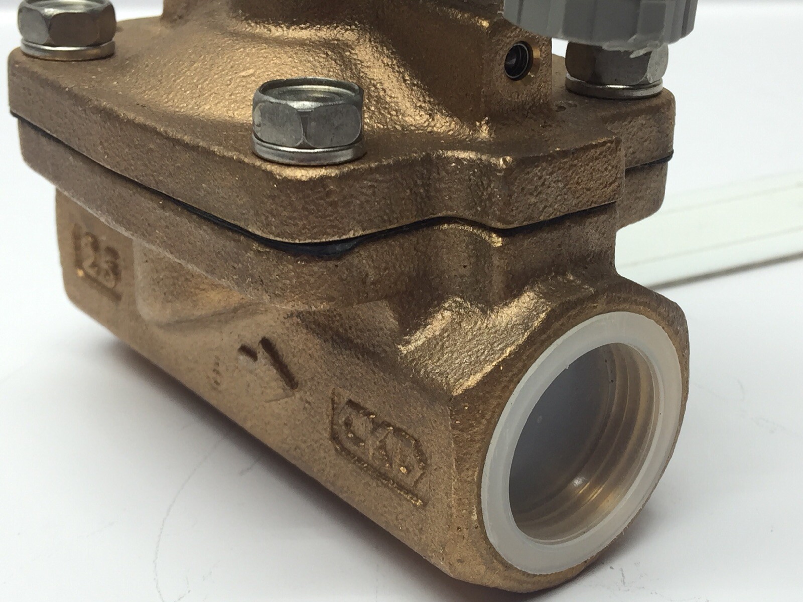 CKD AD11-25A-02H Bronze 2 Port Solenoid Valve NC Water Air Kerosene 24V ...