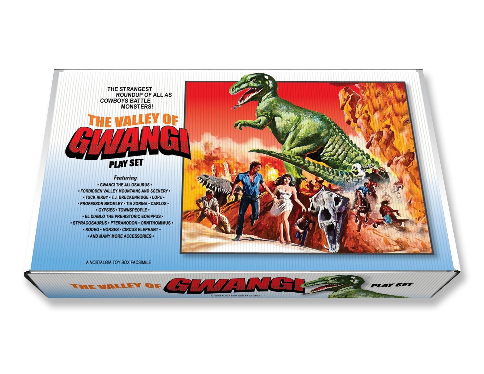 Marx "Godzilla" Play Set Box OR Marx "The Valley of Gwangi" Play Set ...