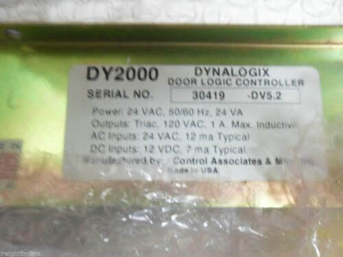 Dynaco Dynalogix DY2000 Door Logic Controller Module for sale online | eBay
