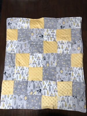 Homemade 5 Pc Set, Baby Blanket, Playmat, Taggie Security Blanket, And ...