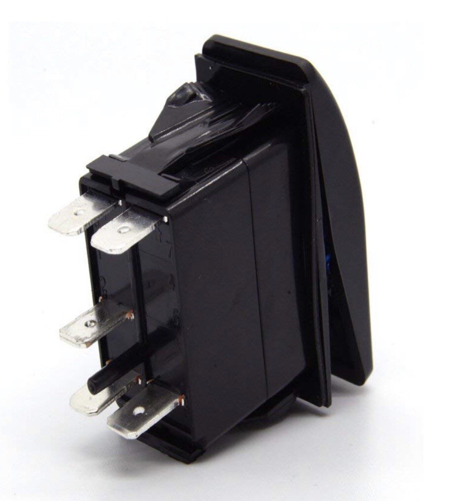 LIGHTED HUMVEE 4-GANG BLACK ROCKER SWITCH PANEL WITH 24V SWITCHES | eBay