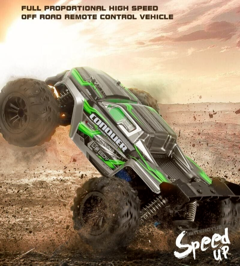 RC 4x4 Durable Off Road Racing Car 2.4G Remote Control Country Truck ...