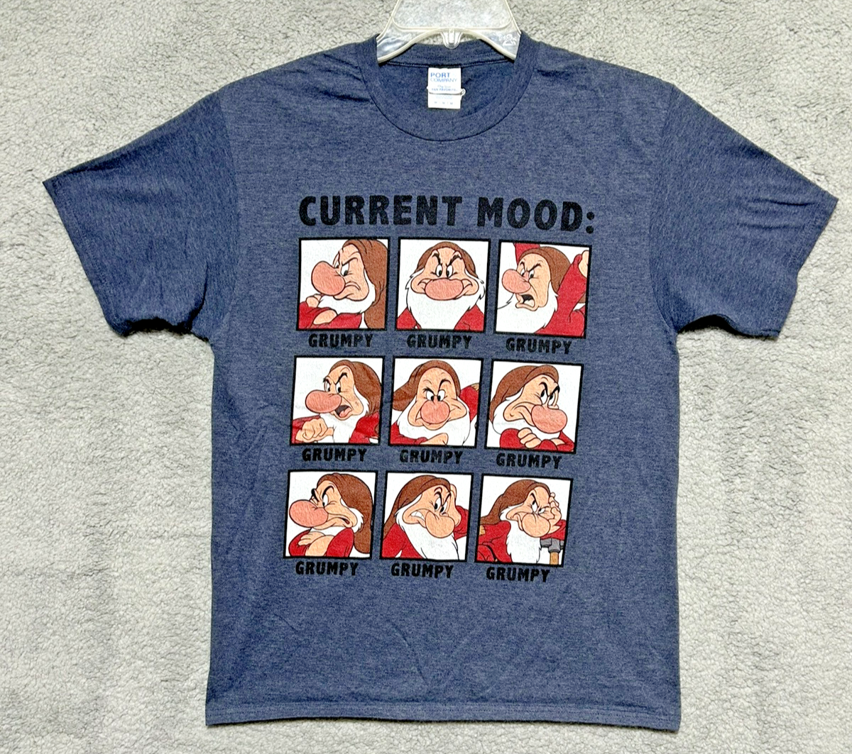 Disney Current Mood Grumpy Dwarf Shirt Size Medium Snow White | eBay
