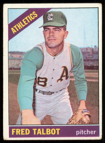 1966 Topps #403 Fred Talbot Kansas City Athletics | eBay