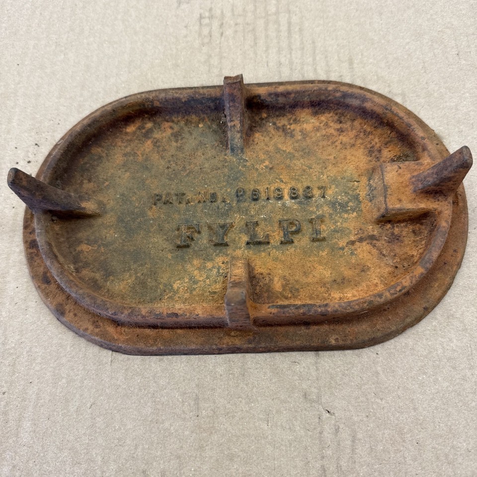 Vintage Cast Iron Wabash, IND Ford Meter Box Co. Water Meter Cover ...