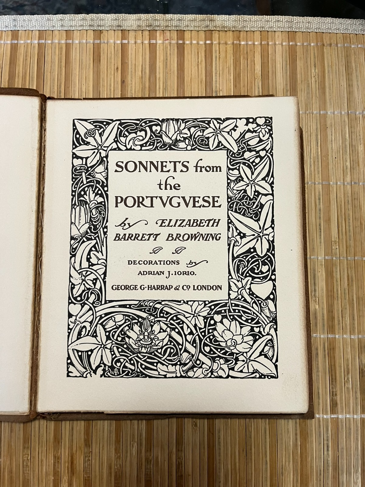 Sonnets from the Portuguese by Elizabeth Barrett Browning - Limited ...