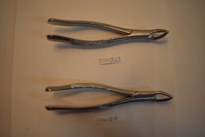 5001823 5001814 SET OF 2 DENTAL EXTRACTING FORCEPS #151S & #150S | eBay