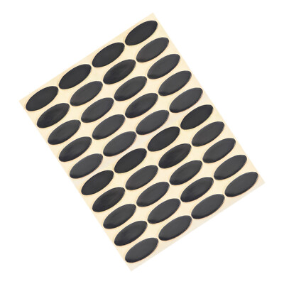 Oval Mouse Feet Pads 0.7mm for Gaming Mouse Feet Replacement Black 40 ...