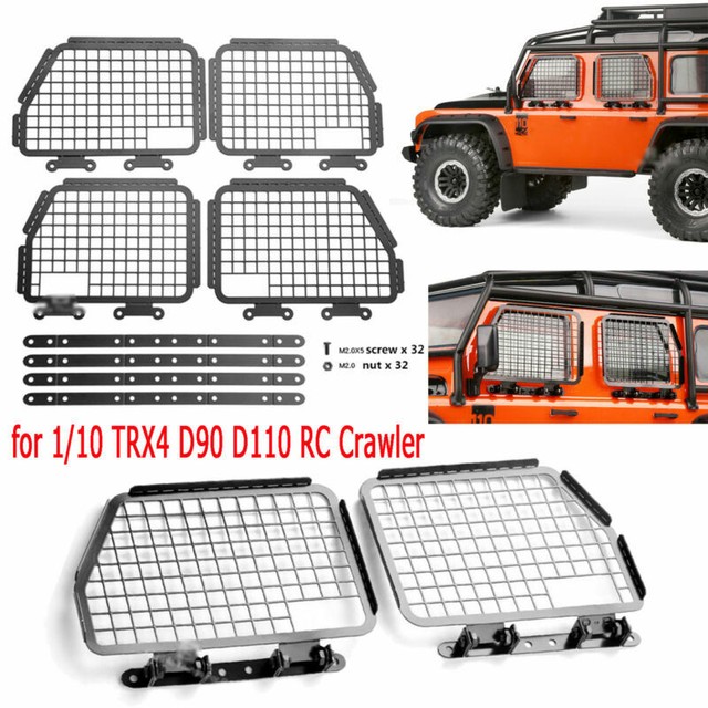 GRC Metal Window Guard Mesh Protection Net for 1/10 RC Crawler Trx4 D90 ...