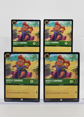 Disney Lorcana Mertle Edmonds - Lilo's Rival 82/204 Azurite Sea ...