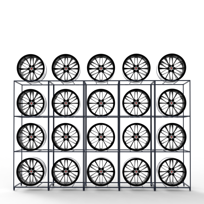 2PCS 22" Wheel Display Rack For Rims And Wheels Up To 22" Showroom ...