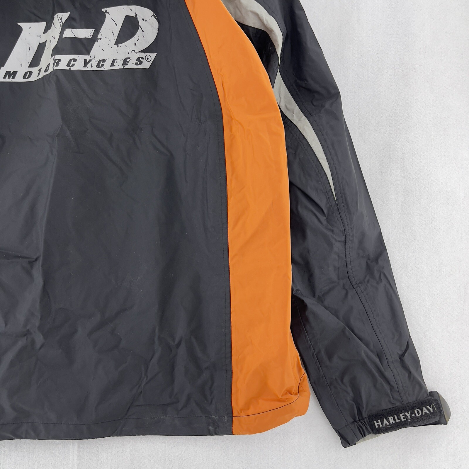 Harley Davidson HD Motorcycle Jacket Windbreaker Nylo… - Gem