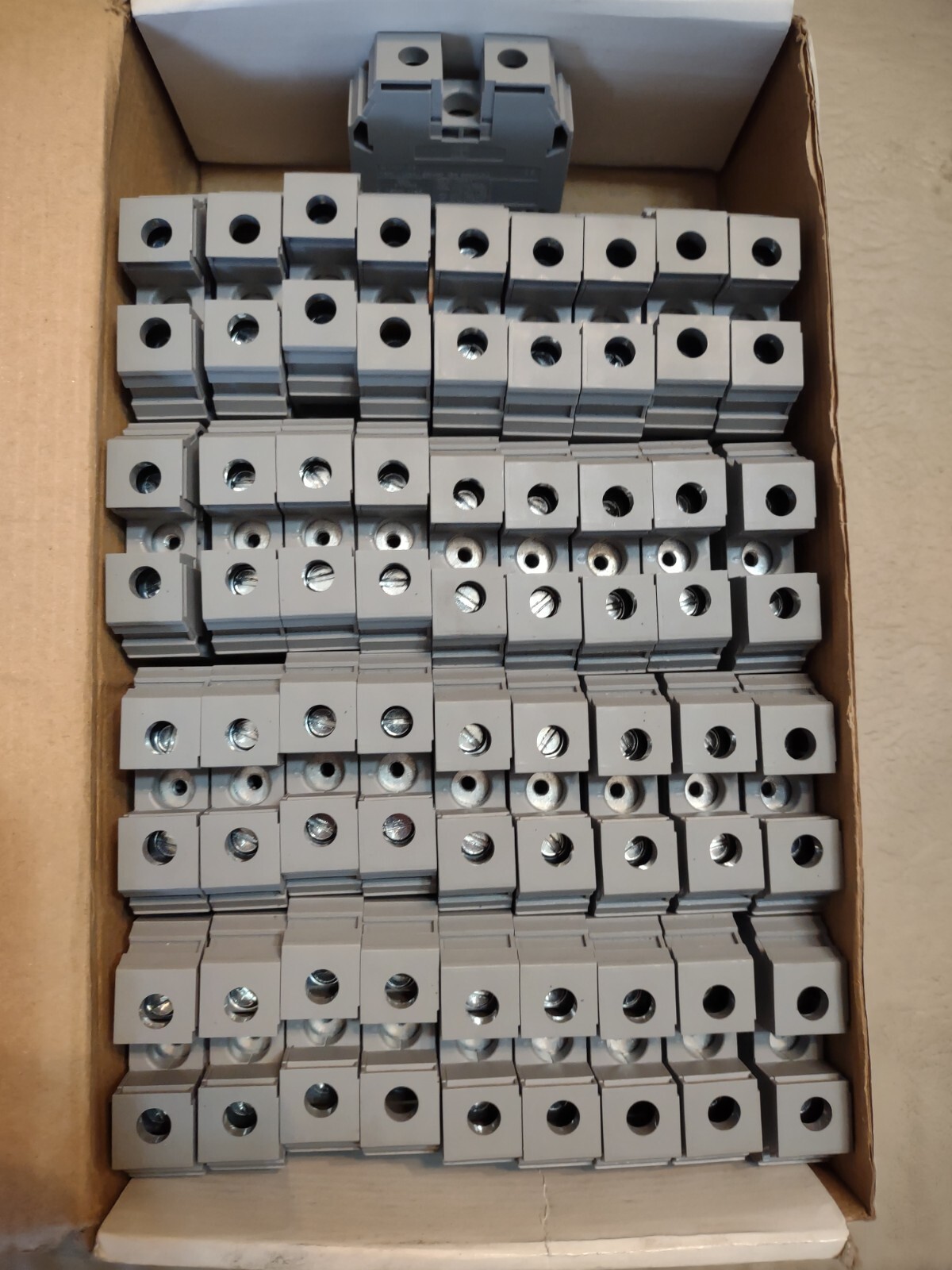 LOT OF 37 PCS WEG 10261739 TERMINAL BLOCK BTWP 35 GREY | eBay