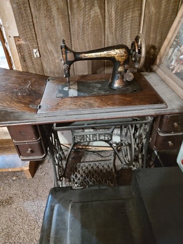 antique foot pedal singer sewing machine | eBay