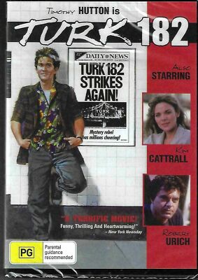 Turk 182 DVD Timothy Hutton Kim Cattrall New Sealed Australia | eBay ...