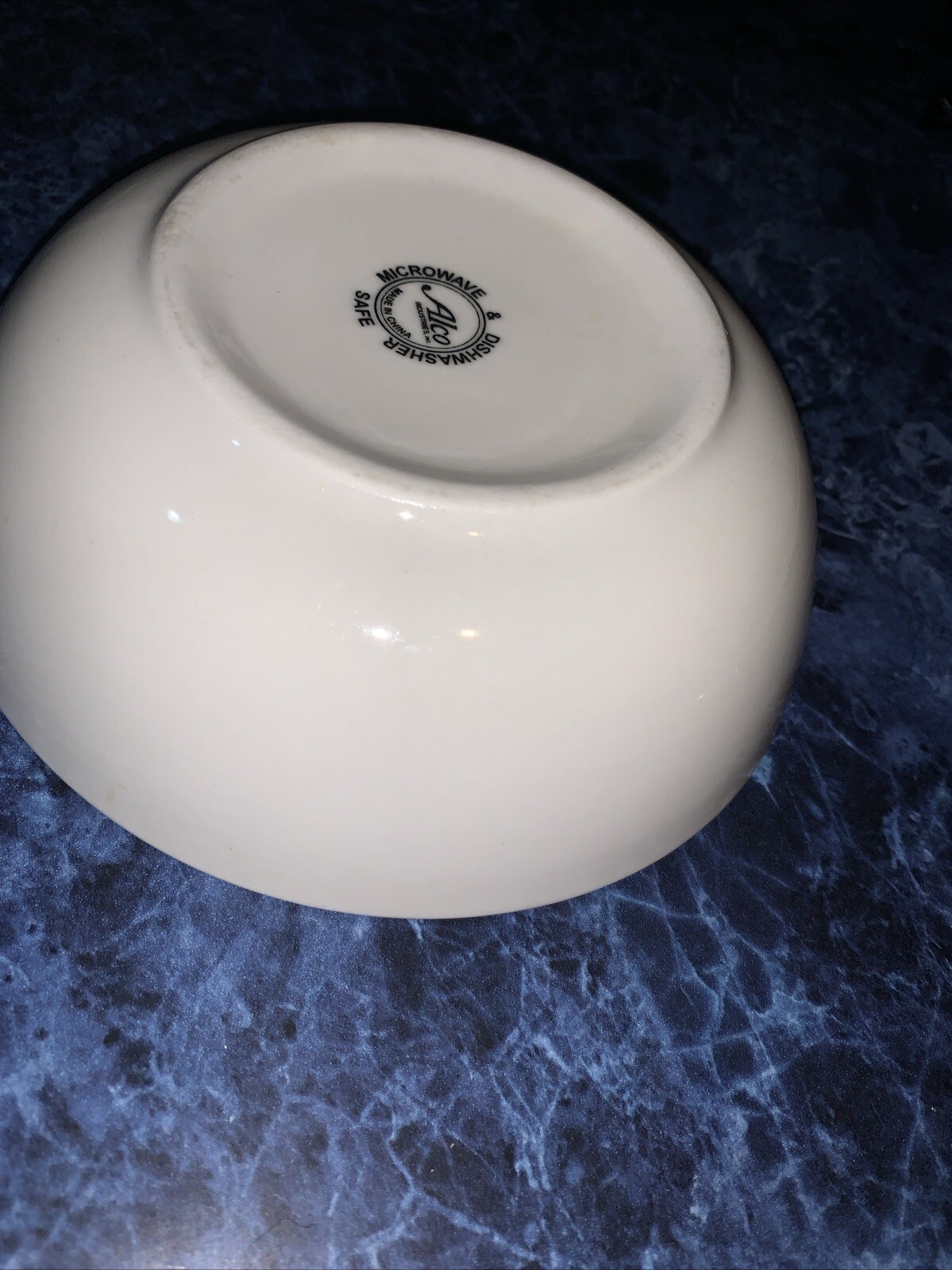 Alco Industries AD129 Blue Green Band Rings Stoneware Cereal Soup Bowl ...