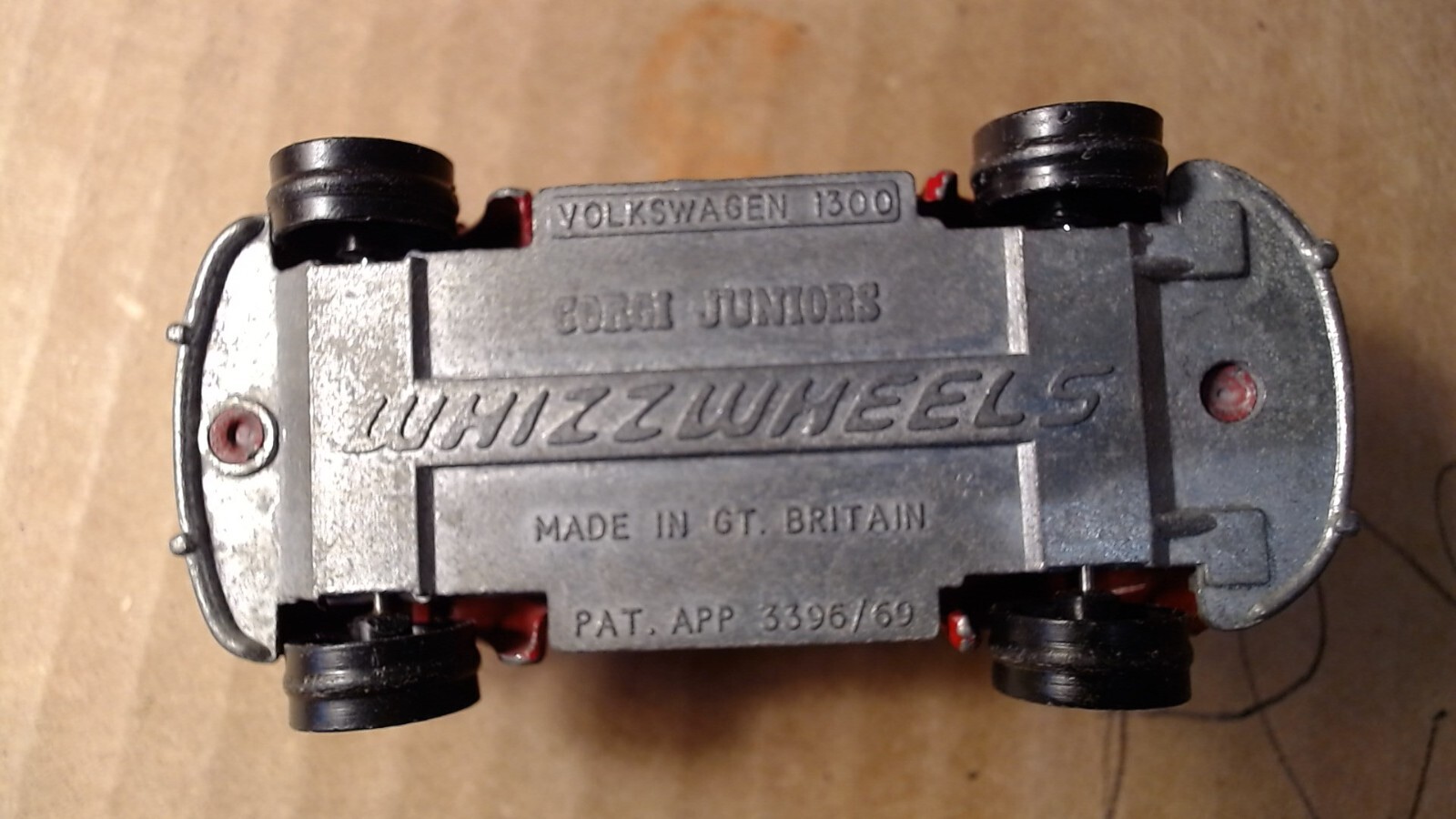 Corgi Junior whizz Wheels Volkswagen 1300 Red Great Britain | eBay