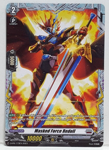 Cardfight Vanguard Masked Force Redoll (Frame Rare) D-PR/173EN Brandt ...