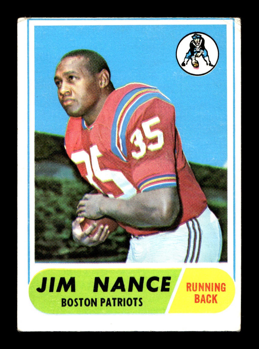 1968 Topps Set-Break #72 Jim Nance RC Rookie Boston Patriots | eBay