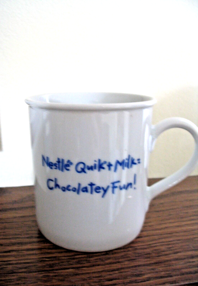 Vintage Nestle Quik Bunny Rabbit Chocolatey Fun Ceramic Coffee Mug | eBay