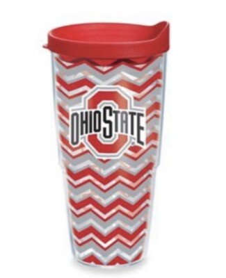 Ohio State Buckeyes 24oz Tervis Tumbler w/Lid-Chevron Wrap-Made in USA ...