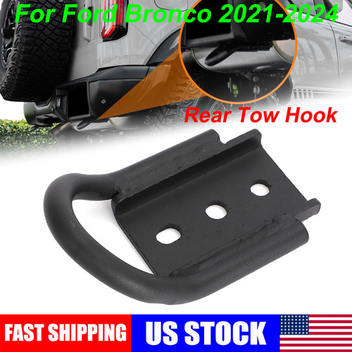 For 2021 23 2024 Ford Bronco Single Rear Tow Hook Recovery Shackle MB3C ...