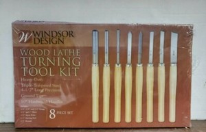 Windsor Design Wood Lathe Turning Tool Kit b-x 8 prices | eBay