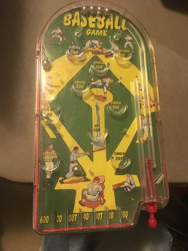 SCHYLLING 2007 Baseball Game Handheld Tabletop Pinball Game | eBay