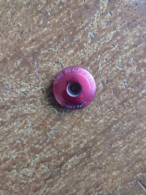 Chris King Red Top Cap For 1-1/8 | eBay