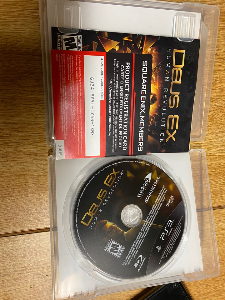 DEUS EX HUMAN REVOLUTION PS3 GAME SCI-FI SHOOTER ACTION ADVENTURE | eBay