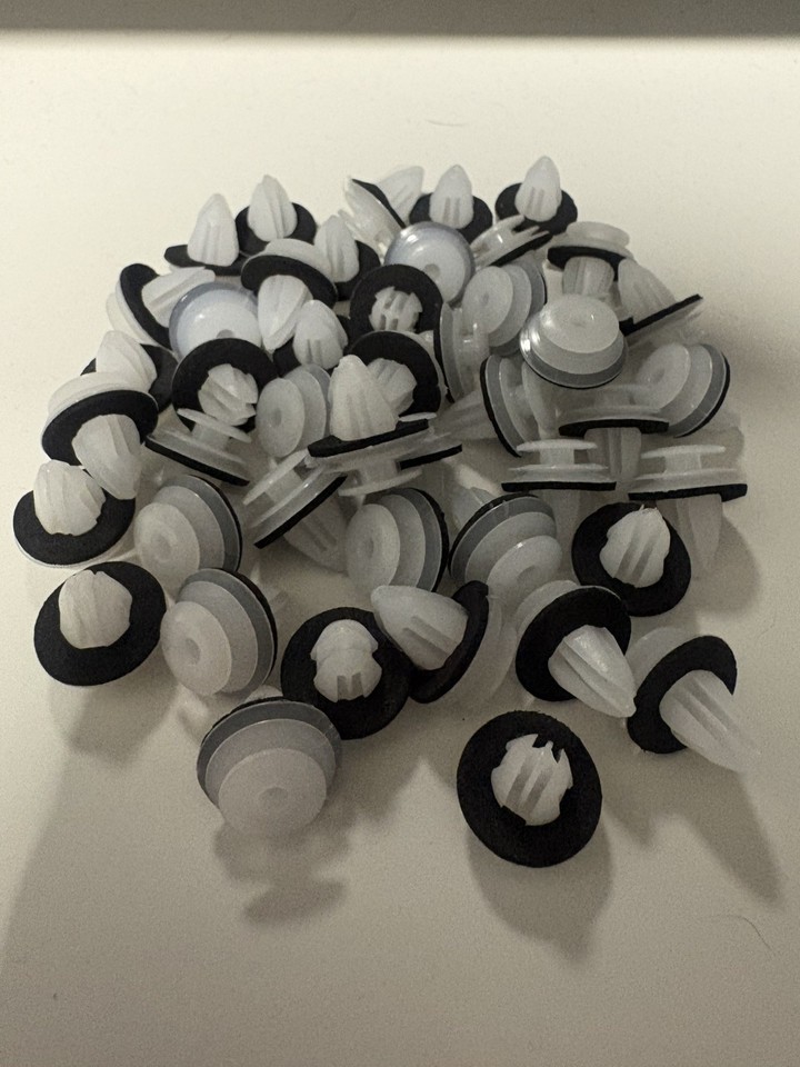 Car Trim Clips Plastic Fasteners X50 Pack Quality Universal Panel ...