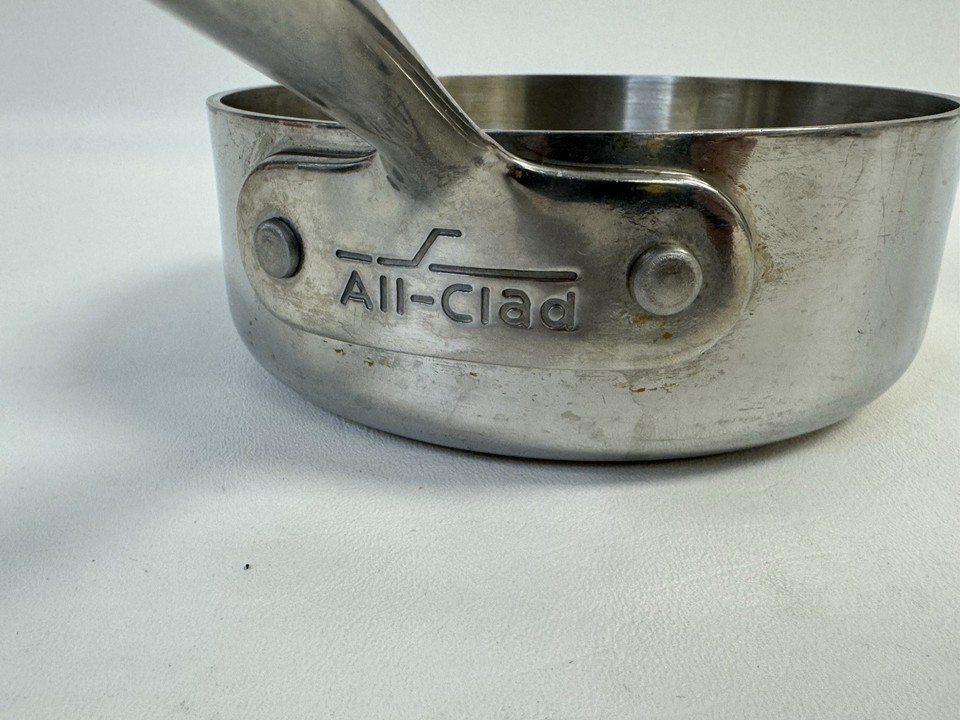 All Clad D3 Tri Ply Stainless Open 6" 1 Qt Saucepan | eBay