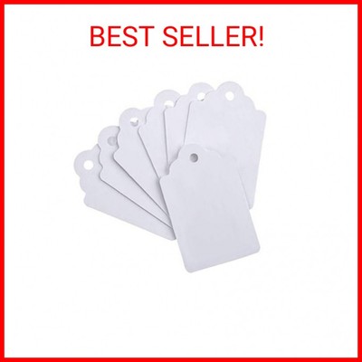 Price Tags Without String, 1000pcs Smooth Surface White Tags Marking ...
