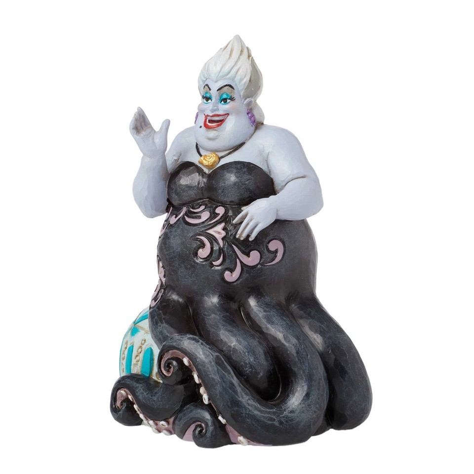 Jim Shore Disney Traditions Ursula Sitting On Sea Urchin Figurine ...