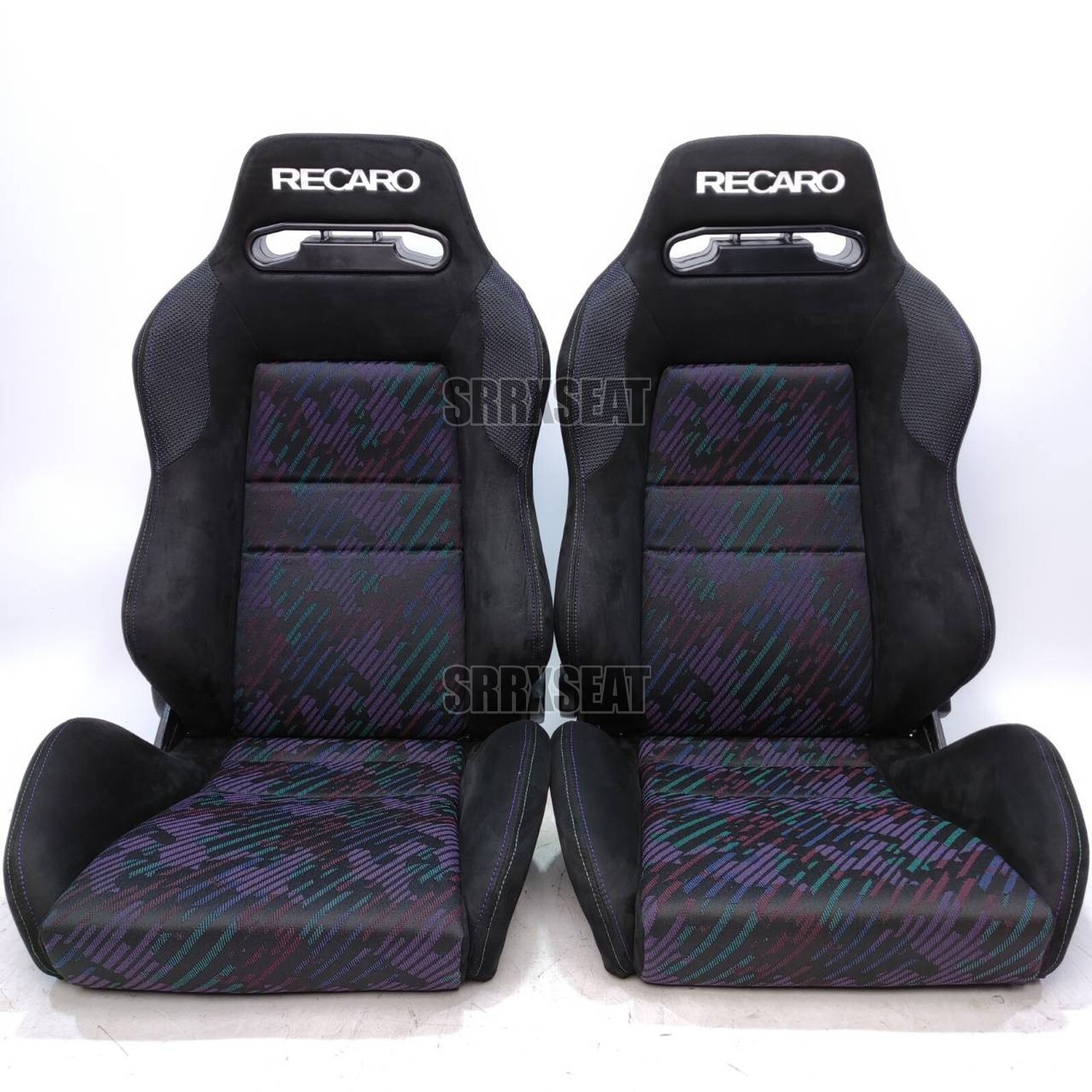 AUTHENTIC Recaro SR3 Trail Passat Front Full Set Seat | Black ...