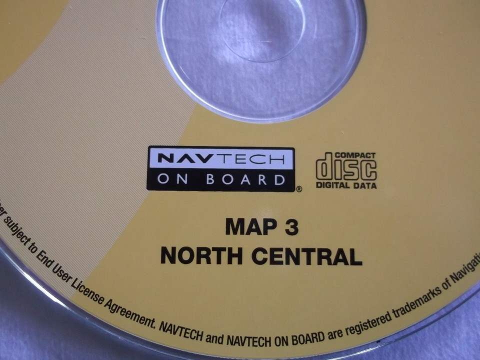 Navigation CD Map 3 OEM 2002 NAV Ford North Central NAVTECH Expedition ...
