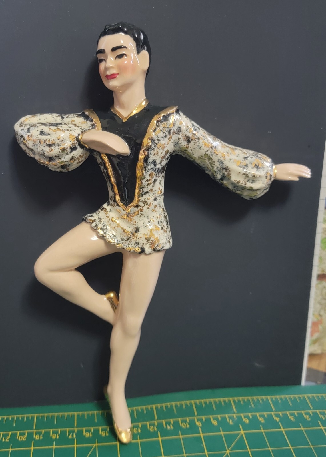 Rare Vtg Ceramic Arts Studio Male Ballet Dancer - Greg - Wall Plaque ...
