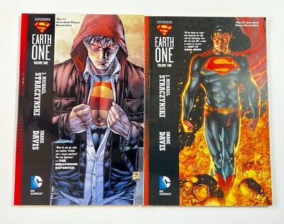 Superman Earth One Volume One Two DC Comics Sane Davis 2 Comic Books | eBay