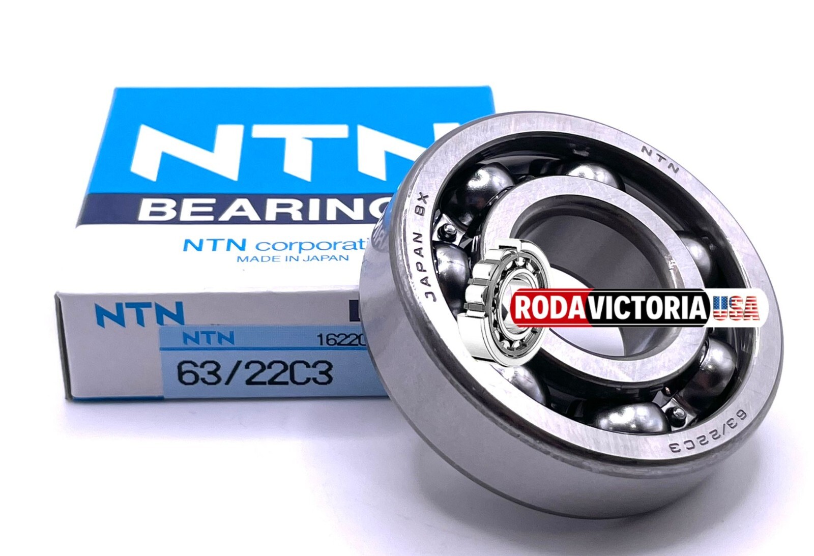 NTN JAPAN 63/22 C3 BALL BEARING, OPEN, NO SEALS 22x56x16mm | eBay