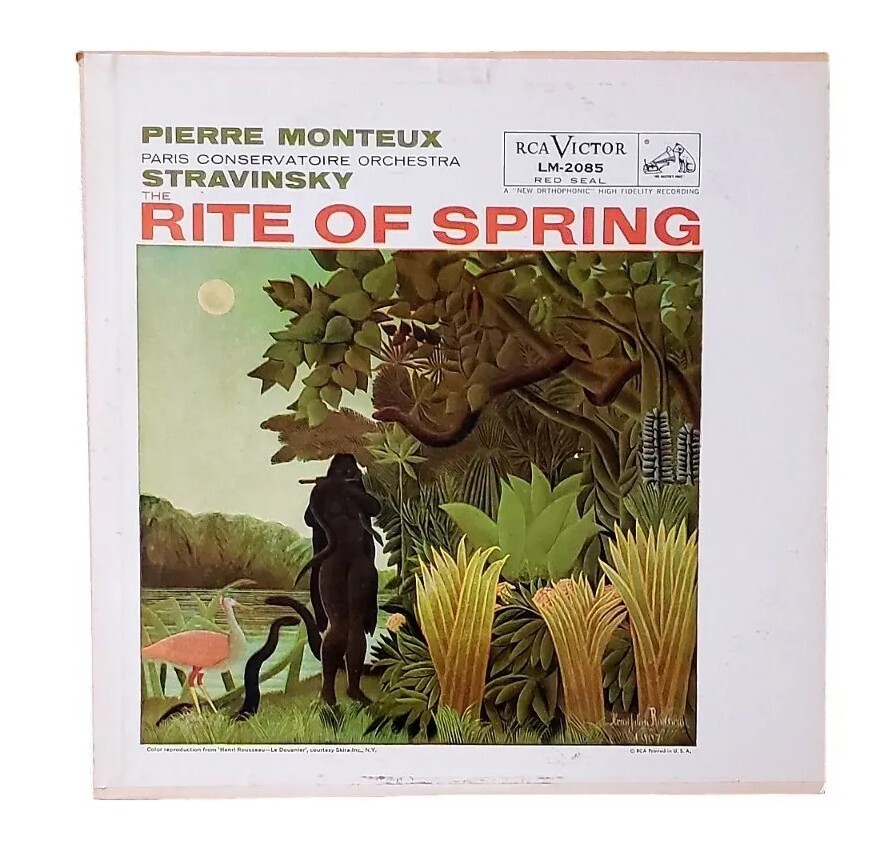 Vintage Vinyl Pierre Monteux Stravinsky The Rite Of Spring RCA Victor ...
