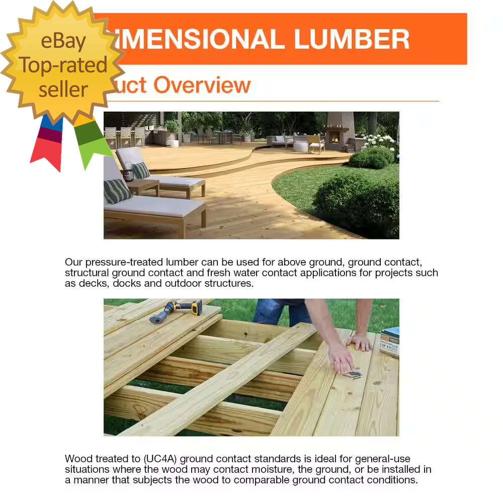 8-Step Ground Contact Pressure Treated Pine Stair Stringer | eBay