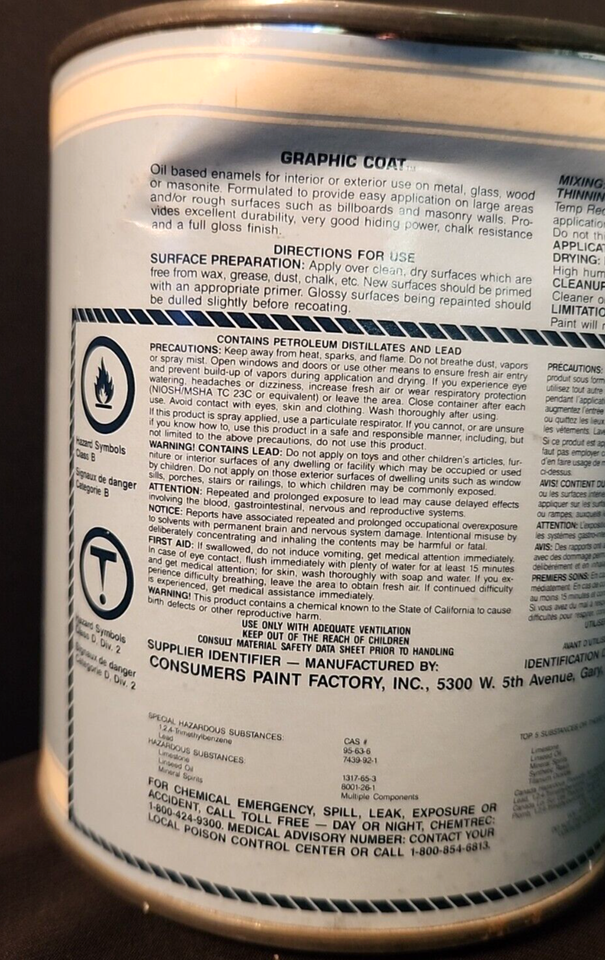 1 Shot Paint Graphic Coat Bulletin Colors 163-B MAGENTA 1 Quart One ...