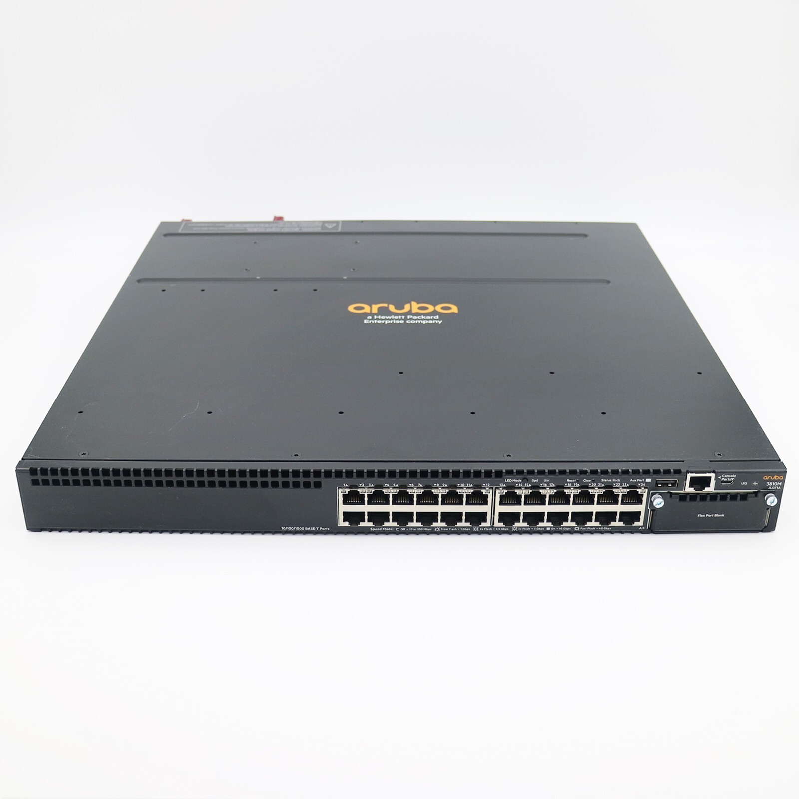 HPE Aruba 3810M 24G 1-slot JL071A 24 GigE Switch 2xPower Supply JL085A ...