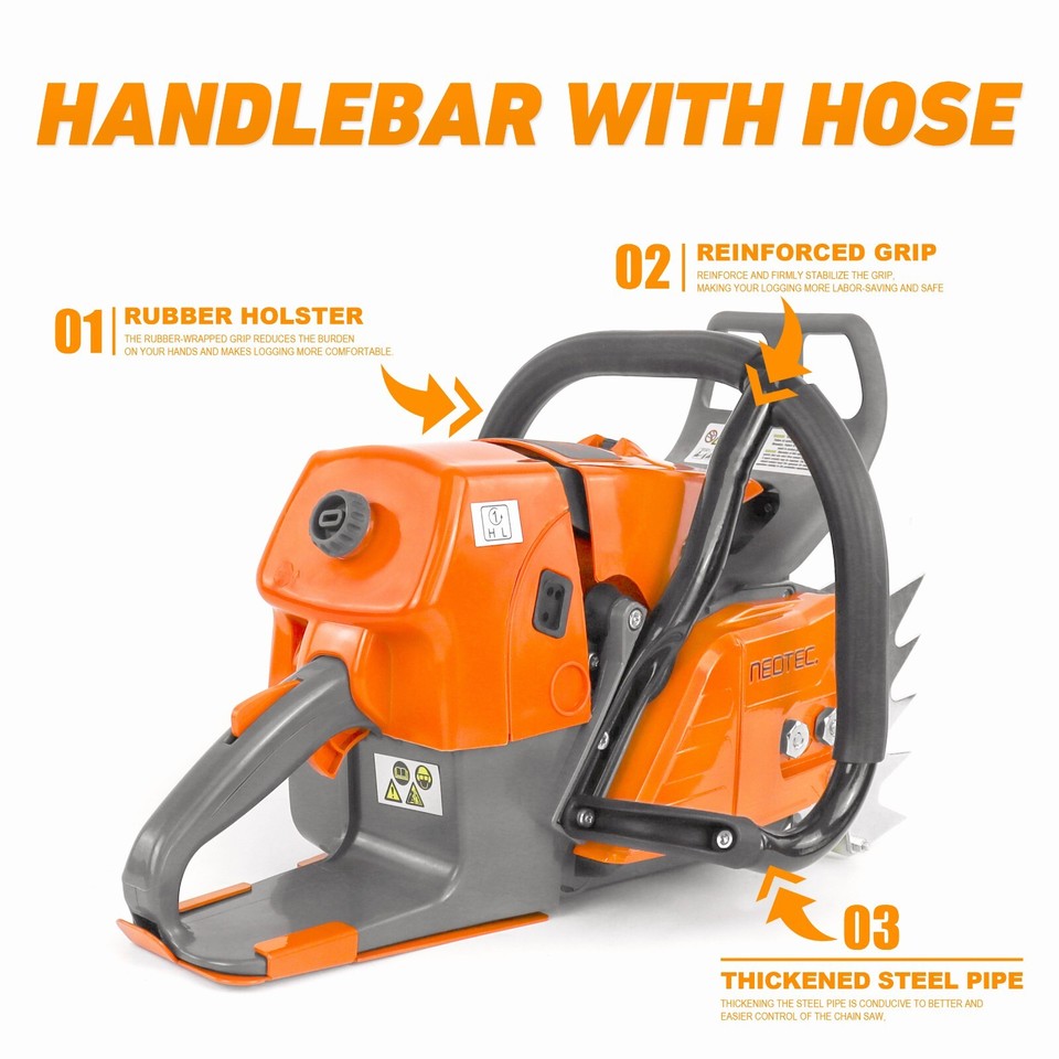 92cc Chainsaw Gas Power Head Compatible with MS 660 066 G660 Milling ...