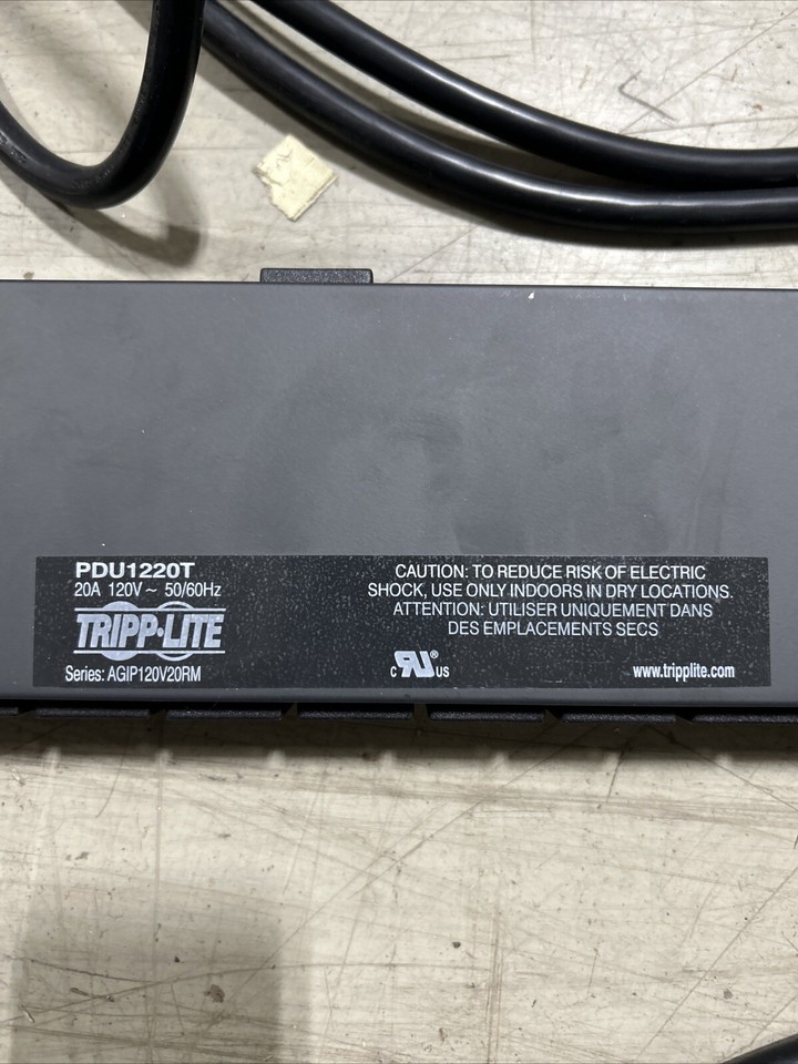 Tripp Lite Power Distribution Strip Rack Mountable PDU1220T L12-22. | eBay