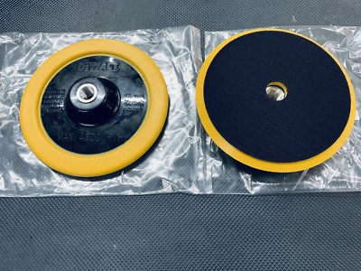2-qty Dewalt 7" Backing Polisher Hook & Loop Pad fit Makita-Milwaukee ...