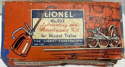 LIONEL 927 Lubricating And Maintenance Kit Original Box ~ Read | eBay