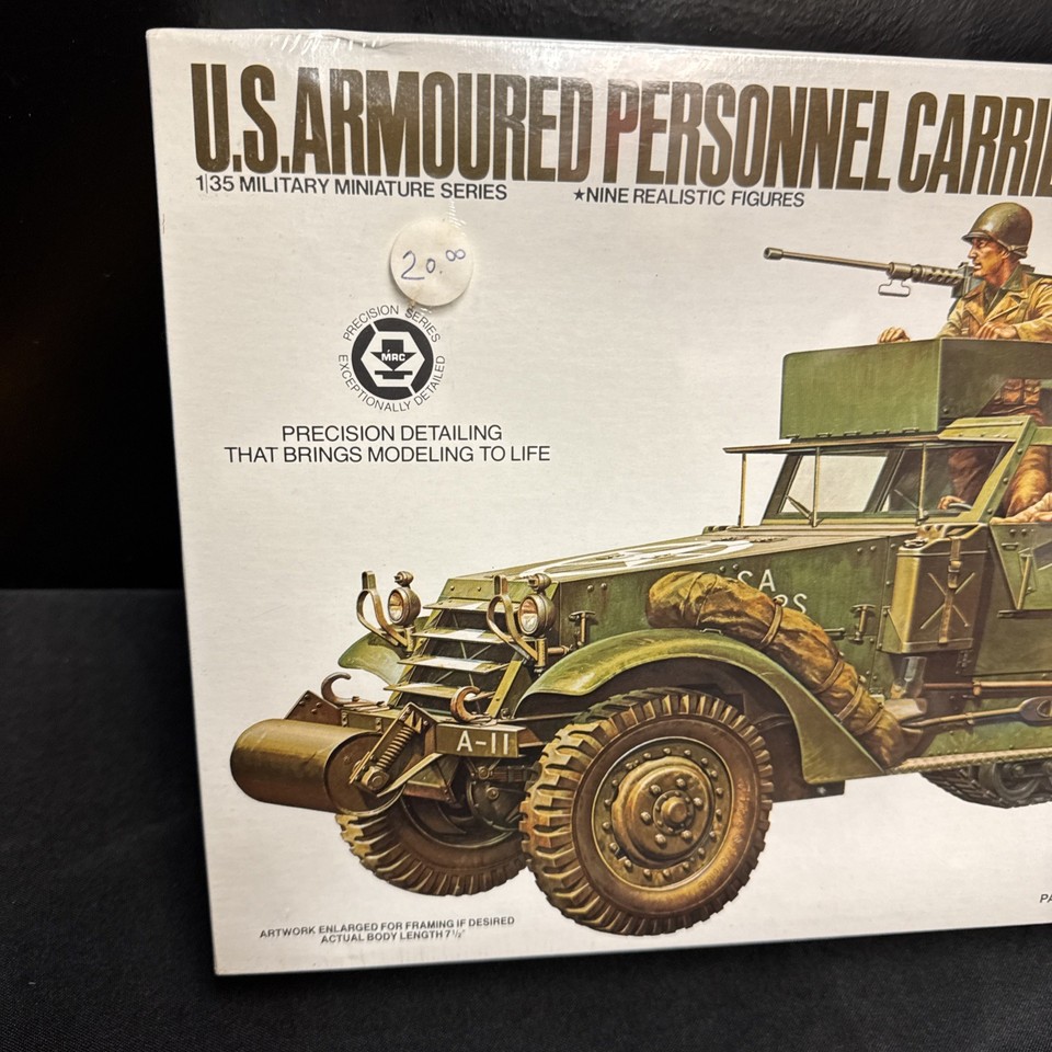 Tamiya 1/35 Scale U.S. Armored Personnel Carrier M3A2 Half Track Model ...